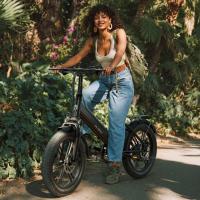 China Smart Classic Electric Two-Wheel Step Scooter Best Foldable Adult Fat Bike with Optional Seat for sale