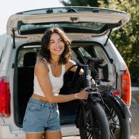 China Smart Classic Electric Two-Wheel Step Scooter Best Foldable Adult Fat Bike with Optional Seat for sale