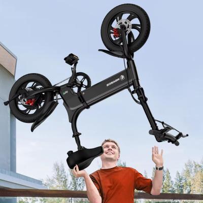 China 14 Inch Mini Folding Electric Bike 36V 7.8Ah 25kmh Portable Commuter Ideal for Car Trunk for sale