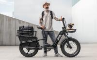 China New Arrival Fashion 20inch Cargo Ebike 25km/h Road Electric Bike Electric Moped Bicycle With 750W Motor for sale