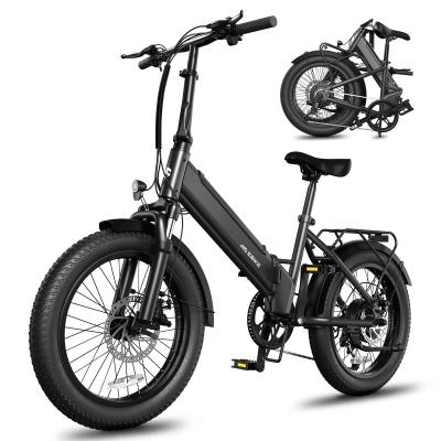 China Good Ebike Yeestep 48V  Integrated Battery Foldable Electric City Bike with Fat Tire Foldable Design for sale