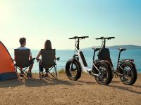 China Electric Folding Bike 48V 750W 20x4.0 Fat Tire E-bike Lockable Suspension  Urban Foldable Bicycle for sale