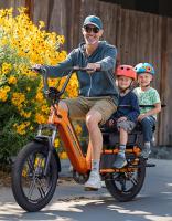China UK Electric Bicycle Long Range Electric Cargo E Bike Yeestep 48v 20inch Dirt Tire Electric Bikes for Family for sale