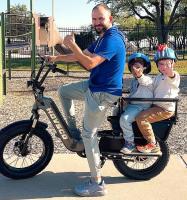 China UK Electric Bicycle Long Range Electric Cargo E Bike Yeestep 48v 20inch Dirt Tire Electric Bikes for Family for sale