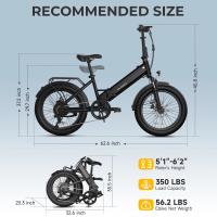 China Folding Step Over Fat Tire Ebike Portable for Urban Mobility City Commuter Folding Fat Tire Ebike for sale