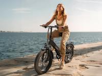 China City Commuter Folding Fat Tire Ebike 48V with Removable Battery Step Thru Folding Fat Tire Electric Bike for sale