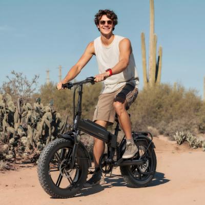 China Folding Step Thru Fat Tire Ebike with 7-Speed Lithium Battery for Easy Carry & Daily Use Adults for sale