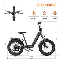 China EU Warehouse Yeestep 20*4 Inch Folding Electric City Bike Lithium Battery Electric Bicycle Ebike folding Electric Bicycle for sale