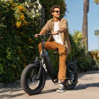 China EU Warehouse Yeestep 20*4 Inch Folding Electric City Bike Lithium Battery Electric Bicycle Ebike folding Electric Bicycle for sale