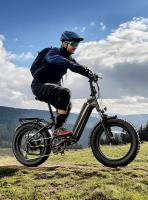 China EU 48v 20inch 4.0 Fat Tire Folding Battery Wheel Ebike Electric Bicycle E Bike With Suspension for sale