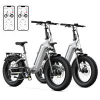 China Lithium Battery Electric Bicycle Ebike Folding Electric Bicycle EU Warehouse Yeestep 20*4 Inch Folding Electric City EBike for sale