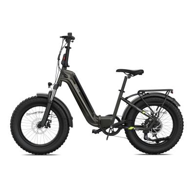 China Hot Sale EU AUS UK Warehouse Lithium Battery Folding Electric Bike Foldable Fat Tire E-Bike for Car and City Work for sale