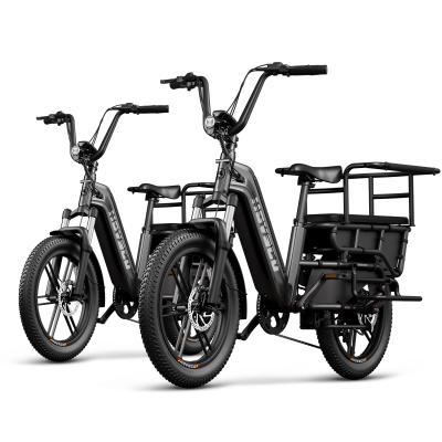 China Eu  Electric Bike TST Ebike Long Range E Bike Large Capacity Fat Tire  Alloy 250w 15ah Cargo E Bikes for sale