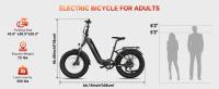 China 20 Inch Folding Fat Tire Electric Bike, Portable E-Bike for City Commute and Outdoor Adventure  750W 48v 15AH for sale