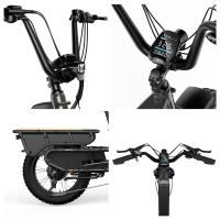 China Eu  Electric Bike TST Ebike Long Range E Bike Large Capacity Fat Tire  Alloy 250w 15ah Cargo E Bikes for sale