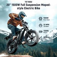 China EU US Stock Electric Bicycle Mountain Road Ebike 48V 15Ah 750W V8 4.0 Fat Tire Hydraulic Brake Ebike Electric Cruiser Bike for sale