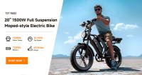 China EU US Stock Electric Bicycle Mountain Road Ebike 48V 15Ah 750W V8 4.0 Fat Tire Hydraulic Brake Ebike Electric Cruiser Bike for sale