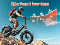 China Electric Folding Bike 48V 750W 20x4.0 Fat Tire Lithium Battery 15AH Lockable Suspension Urban Foldable Bicycle for sale