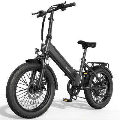 China Customized F00B Electric Fatbike 20'' Electric Folding Bike Foldable Electric Bike with 450W Motor Fat Tyre Dirt Bicycle for sale