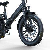 China Customized F00B Electric Fatbike 20'' Electric Folding Bike Foldable Electric Bike with 450W Motor Fat Tyre Dirt Bicycle for sale