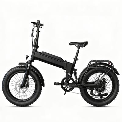China Yeestep F00C Customized 20'' 4.0 Fat Tire Electric Folding Bike Electric Fatbike Small Electric Dirt Bike Folding Electric Bike for sale