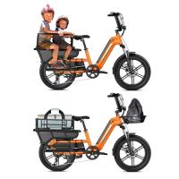 China Hunting Fat Tire Ebike with Cargo Rack and Dual Battery Long Range with LED Lights 48V 15Ah Battery Bike for sale