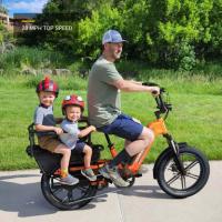 China Hunting Fat Tire Ebike with Cargo Rack and Dual Battery Long Range with LED Lights 48V 15Ah Battery Bike for sale