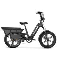 China Cargo Ebike for Hunting with LED Lights  Fat Tire Electric Cargo Bike Heavy Load Capacity Fat Tire E-Cargo Bike for sale