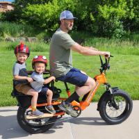 China Rear Basket and Strong Load Capacity All Terrain Cargo Electric Bike with Fat Tires and Removable Battery for sale
