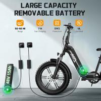 China TST Buddy Pro 20 Inch 48V Brushless Lithium Folding Electric Mountain Bike Super 1200W Rear Hub Motor 720Wh Integrated Removable for sale