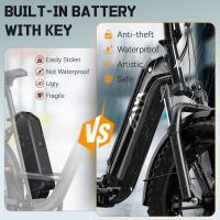 China TST Buddy Pro 20 Inch 48V Brushless Lithium Folding Electric Mountain Bike Super 1200W Rear Hub Motor 720Wh Integrated Removable for sale