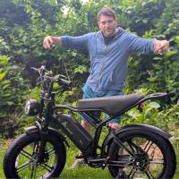 China TST 20*4.0 Electric Fatbike Electric Hybrid Bike Full Suspension Electric Moped Bike Electric Bike V8 V20 V20PRO Fat Tire E-bike for sale