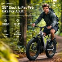 China Yeestep F612 Adult Electric Road Bike PAS 7-speed Comfort Fatbike Mountain Electric Bicycle with 1200w Brushless Rear Hub Motor for sale