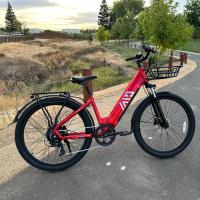 China F622 48V 26'' Commuting E-Bike 750W Motor 80km Range 7 Speed Lightweight Steel Lithium Battery Rated Tire for Urban Riding for sale
