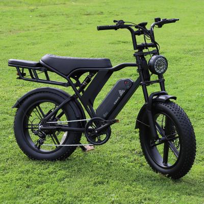 China Ready Stock EU/UK Adult 20-Inch Dirt E-Bike  City Hybrid Folding Electric Fat Tire Bike 15ah 750w 25km/h Mountain Hidoes Ebike for sale