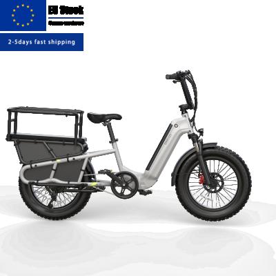 China Electric Long Tail Cargo Bike for Urban & Family Use, 2-3 Kids & Pet Seats, Large Capacity Electric Cargo Bike for sale