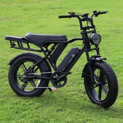 China R005 Hybrid Electric Bike with 15Ah/20Ah Factory OEM/ODM Lithium Battery 48V 500W/750W/1000W Motor Fat Tire E-bike for sale