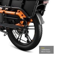 China 2025 New 750W Powerful Fat Tire Electric Bicycle Snow/Sand/MTB E-Bike Cargo Bike for sale