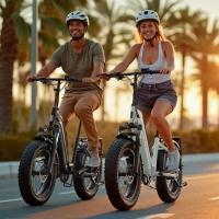 China Yeestep 48V 25km/h Foldable Electric Bike Fatbike Electric Folding Bike with 15Ah Battery 250W Light Steel Frame Electric Cycle for sale