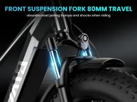 China 2025 New 26 Inch Retro Off Road Fat Tire Off Road Electric Bike 750W 48V 15Ah Stock Available for sale