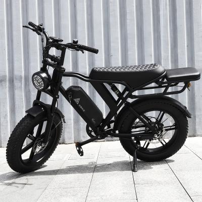 China V20 20inch Electric Bike 48V 15Ah Steel Frame Fatbike 250W Lithium Battery LCD Rear Hub Motor 20 Inch 7 Speed V20 Pro for sale