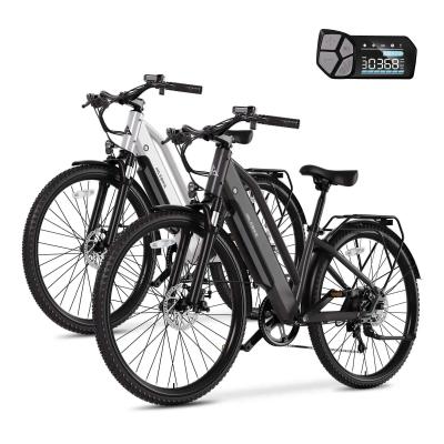 China 26'' Step-Thru Commuting E-Bike 36V 800W Motor 60km Range Lightweight Metal Frame 7 Speed Lithium Battery 750W Motor 7 Speed for sale