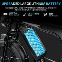 China For UL CE Certified Electric City Bike for Adults V8/V20 Compatible 15/20AH Removable Lithium Battery Fat Tire Rear Hub Motor for sale