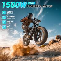 China TST 1500W for Peak Brushless Rear Hub Motor Electric Dirt Bike 48V 15Ah/20Ah Removable Battery 20\