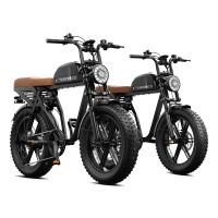 China V8 15A Electric Snow & EBike with Rear Hub Motor V8 Ultra 40A 1000W Lithium Battery Disc Brake Steel Frame Removable Battery for sale