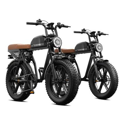 China V8 15A Electric Snow & EBike with Rear Hub Motor V8 Ultra 40A 1000W Lithium Battery Disc Brake Steel Frame Removable Battery for sale
