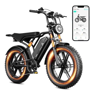 China BR OEM Brasil Bicicleta Elétrica Yeestep Electric Bike 1000W Fat Tire Ebike 48V Battery 20