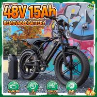China Adult Electric Bike 250W for Motor 48V 15Ah Built-in Battery 60 Miles Range 25km/h 20