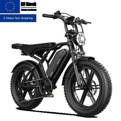 China Fast Shipping Original Ebike Fat Tire Fatbike 750W Electric Bicycle Lithium Battery Steel Frame City Road Bike for Adults for sale