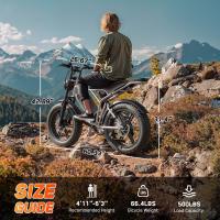 China UK New Arrival 20inch Fat Tire Ebike High Power Motor 7 Speed High Speed Bike Fat Electric Bicycle with Rear Rack for sale